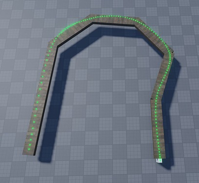 How can I move a part at constant speed through multiple points ...