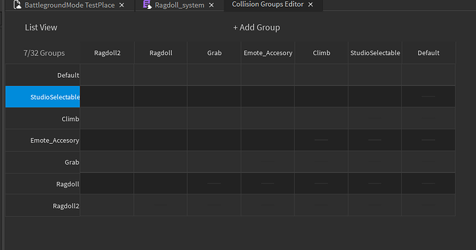 Collision doesnt show check marks - Studio Bugs - Developer Forum | Roblox