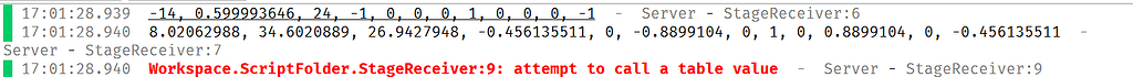 Attempt To Call Table Value When Teleporting Player Scripting Support Developer Forum Roblox