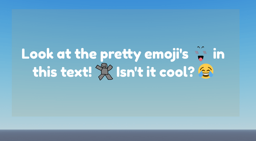 EmojiCustomText | V1.2 | Custom emoji's in TextLabels/Buttons ...