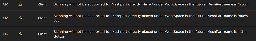 'Error Report' shows errors from scripts that aren't in my game - Creator Hub (create.roblox.com ...
