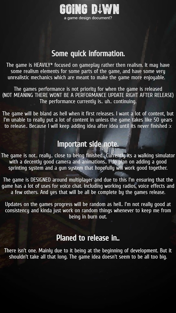 Going Down | A quick game idea - Creations Feedback - Developer Forum ...