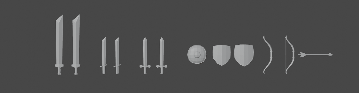 Free Low-Poly Weapon Model Pack - Community Resources - Developer Forum ...