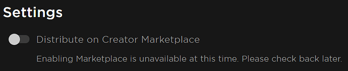 Distributing an Audio on Creator Marketplace - Platform Usage Support ...