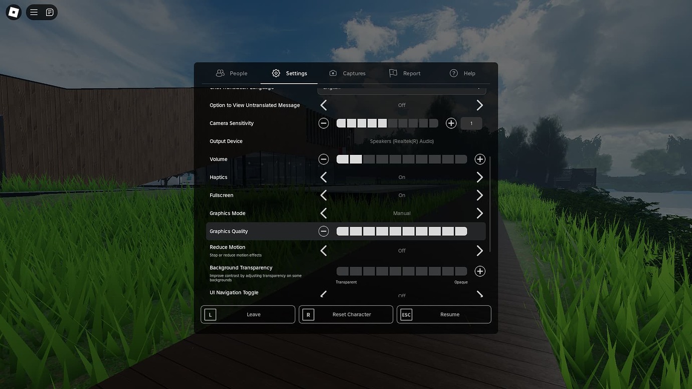Graphics and lighting erroneously render stuck as low or high graphics ...