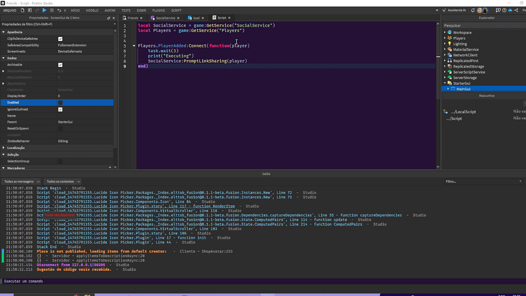 PromptLinkSharing CRITICAL PROBLEM - Studio Bugs - Developer Forum | Roblox