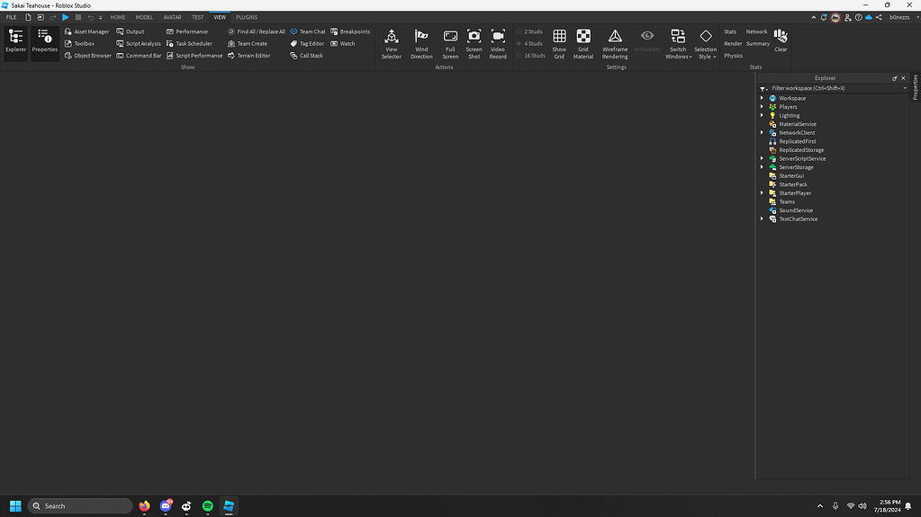 Game Scene Window Gone - Platform Usage Support - Developer Forum | Roblox