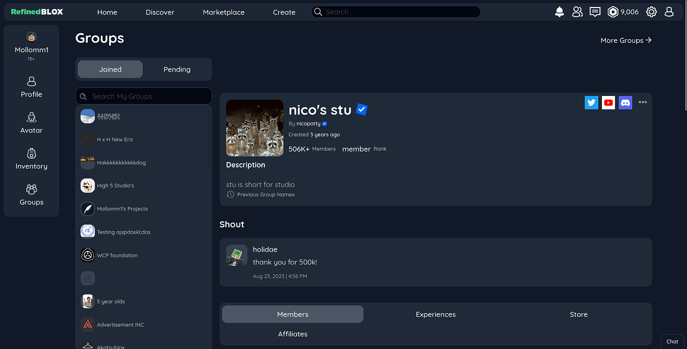 [0.7] Refinedblox - A Simple and Modern CSS theme, For the Roblox ...