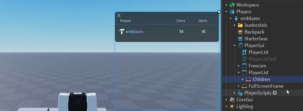 Recreated the default playerlist - Creations Feedback - Developer Forum ...