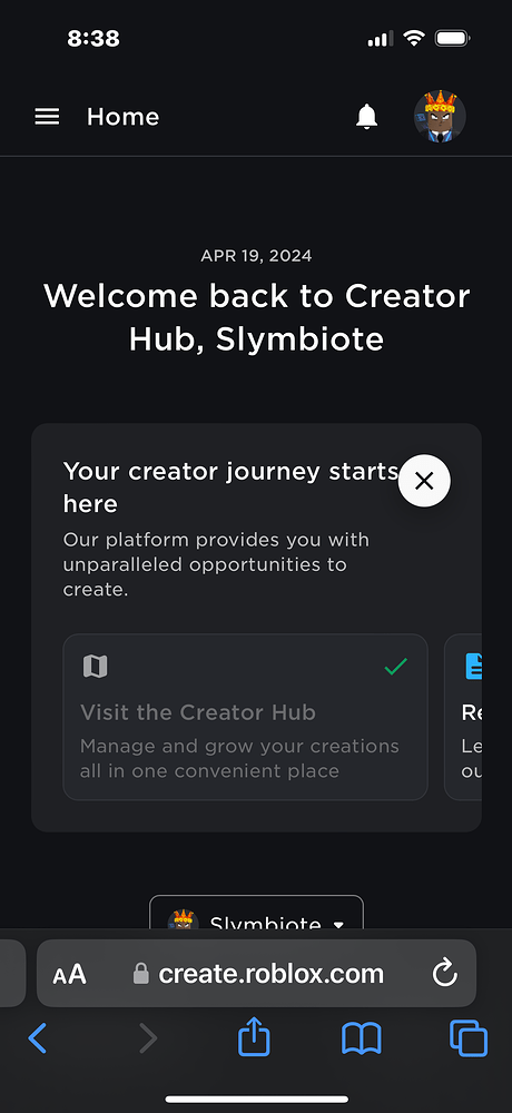 Mobile header breakpoints are inconsistent between the Creator Hub and the DevForum - Forum Bugs ...