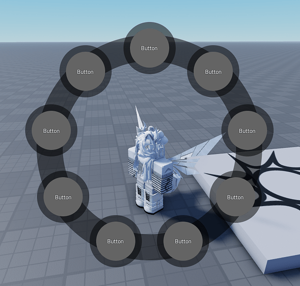 Placing gui buttons along the radius of a ring decal - Scripting ...