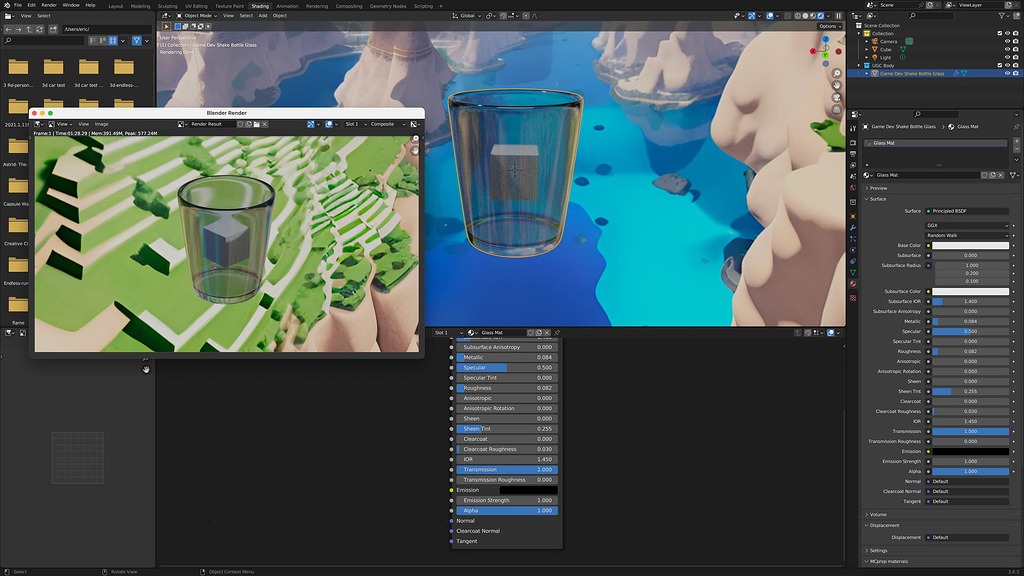 Glass bottle Material Test - Creations Feedback - Developer Forum | Roblox