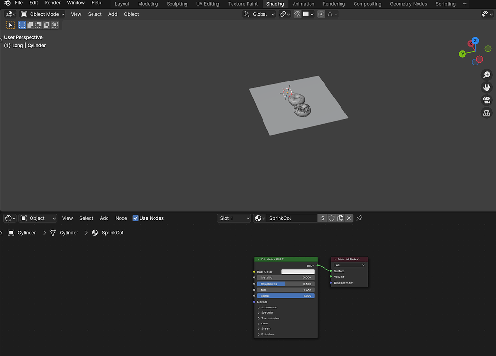 Unable to zoom fully in shading tab. Blender 4.0 - Building Support ...