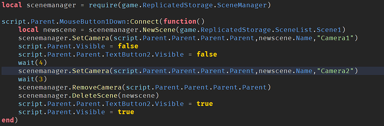 SceneManager - Make scenes for your game! - Community Resources - Developer Forum | Roblox