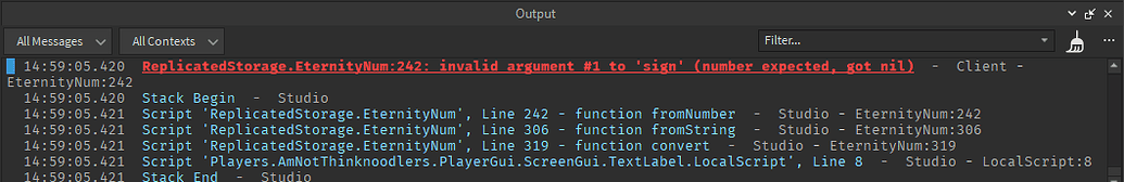 How to use EternityNum - Scripting Support - Developer Forum | Roblox