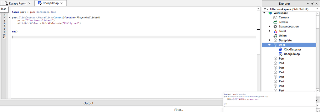 Quick script help - Scripting Support - Developer Forum | Roblox