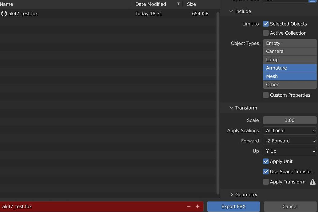 Imported custom rig's mesh face and X axis are mirrored - Building ...