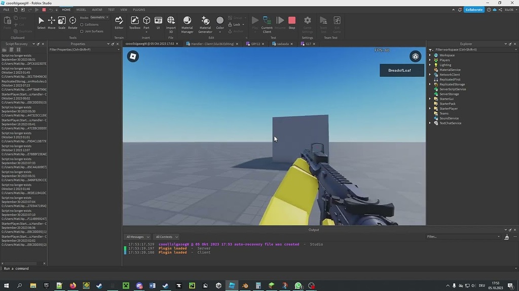 Viewmodel lags back while walking and playing animation? - Scripting ...