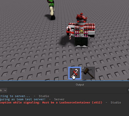 Exception while signaling: Must be a LuaSourceContainer - Scripting Support - Developer Forum ...