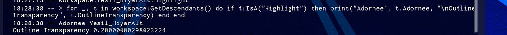 Highlight Doesnt Render Scripting Support Developer Forum Roblox 3664