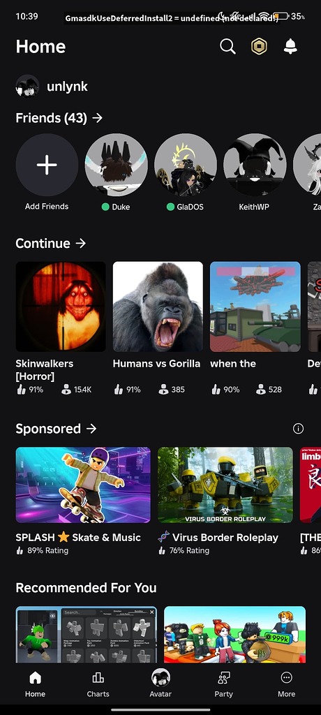 Weird text overlay in Roblox App - Roblox Application and Website Bugs ...