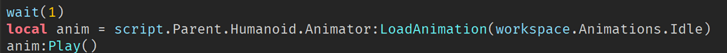 LoadAnimation not working - Scripting Support - Developer Forum | Roblox