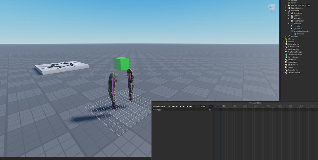 How to enable Inverse Kinematics on custom mesh in Animation Editor? - Scripting Support ...