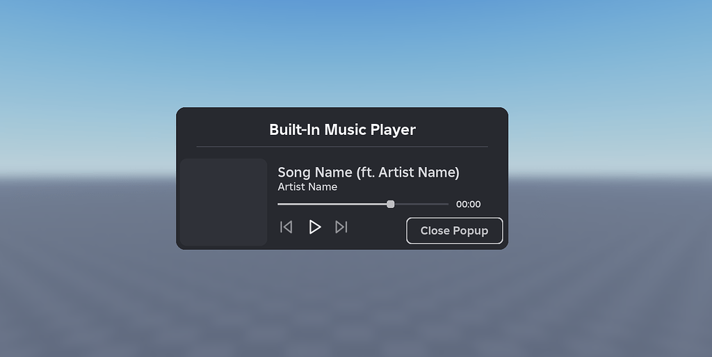 What if Roblox had a built in Music Player? - Creations Feedback ...