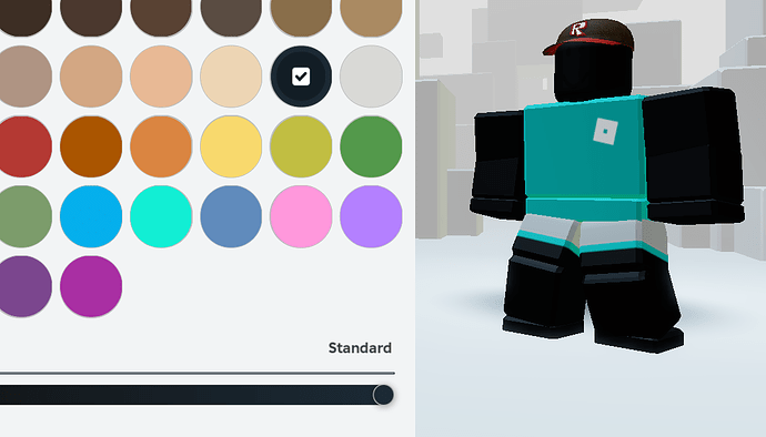 [Avatar Editor] The new Avatar Color Picker shows Default Clothing even ...