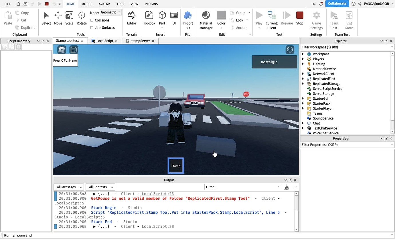 How to make part "collide" when dragged by mouse - Scripting Support - Developer Forum | Roblox