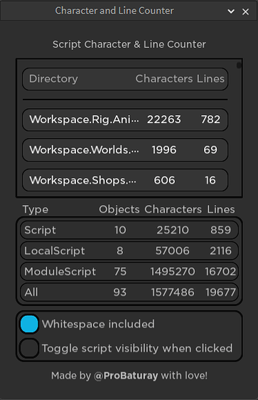 ScriptProperties - Check your script stats instantly and while writing ...