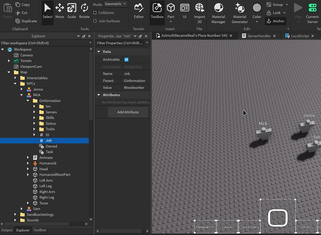 StringValue not changing on the server side, while also changing - Scripting Support - Developer ...