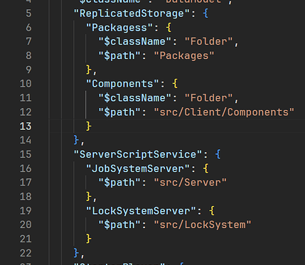 Rojo error | ClassName for Instance "ReplicatedFirst" was specified in both the project file ...