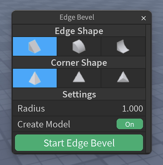[Plugin] Edge Bevel - Easily bevel the edges & corners of parts ...