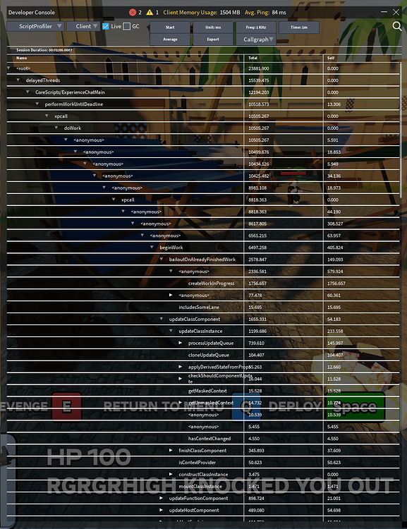 TextChatService 'CoreScripts/ExperienceChatMain' Excessive CPU Usage ...
