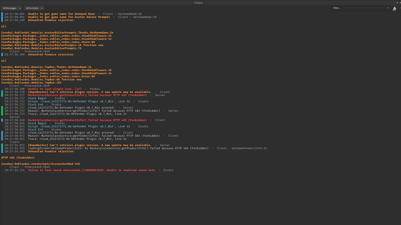 Studio is completely broken - Scripting Support - Developer Forum | Roblox