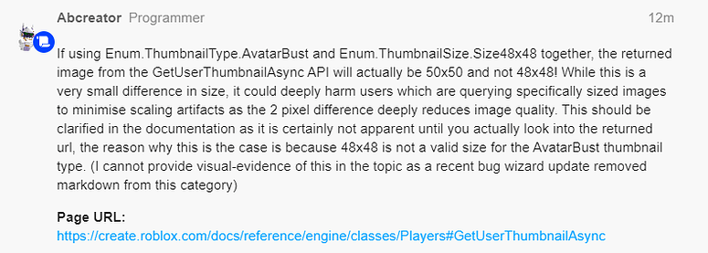 "Documentation Content" issues no longer support markdown when filed through the Bug Wizard ...