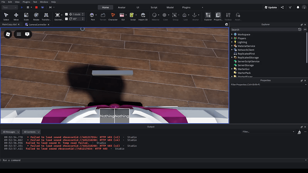 Jittery character with custom camera position - Scripting Support ...