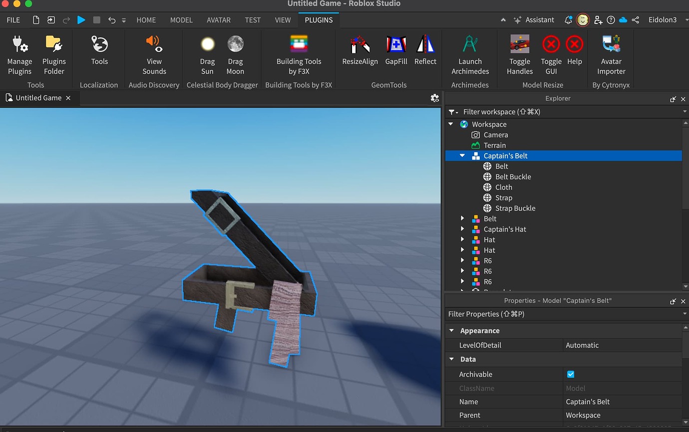 How to combine multiple meshes into 1? - Art Design Support - Developer Forum | Roblox