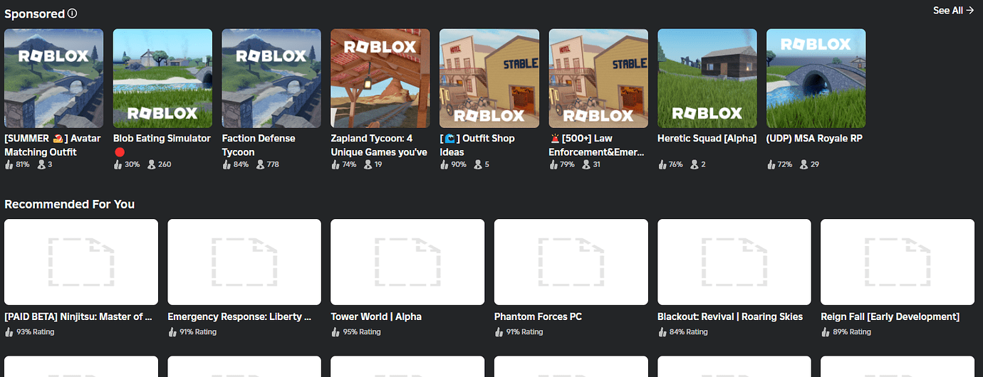 Recommended for You Icons are mixed up - Platform Usage Support ...