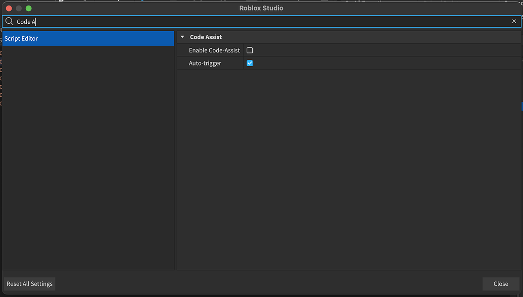 Activating the assistant - Studio Bugs - Developer Forum | Roblox