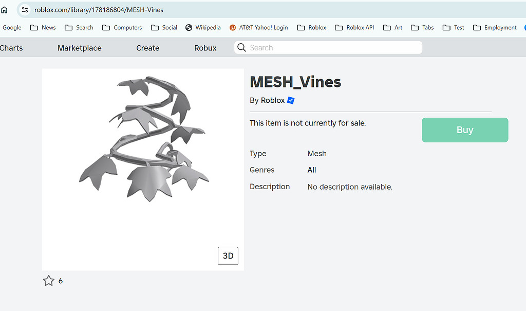 [Resolved] Some Roblox owned catalogue assets are marked as off-sale ...
