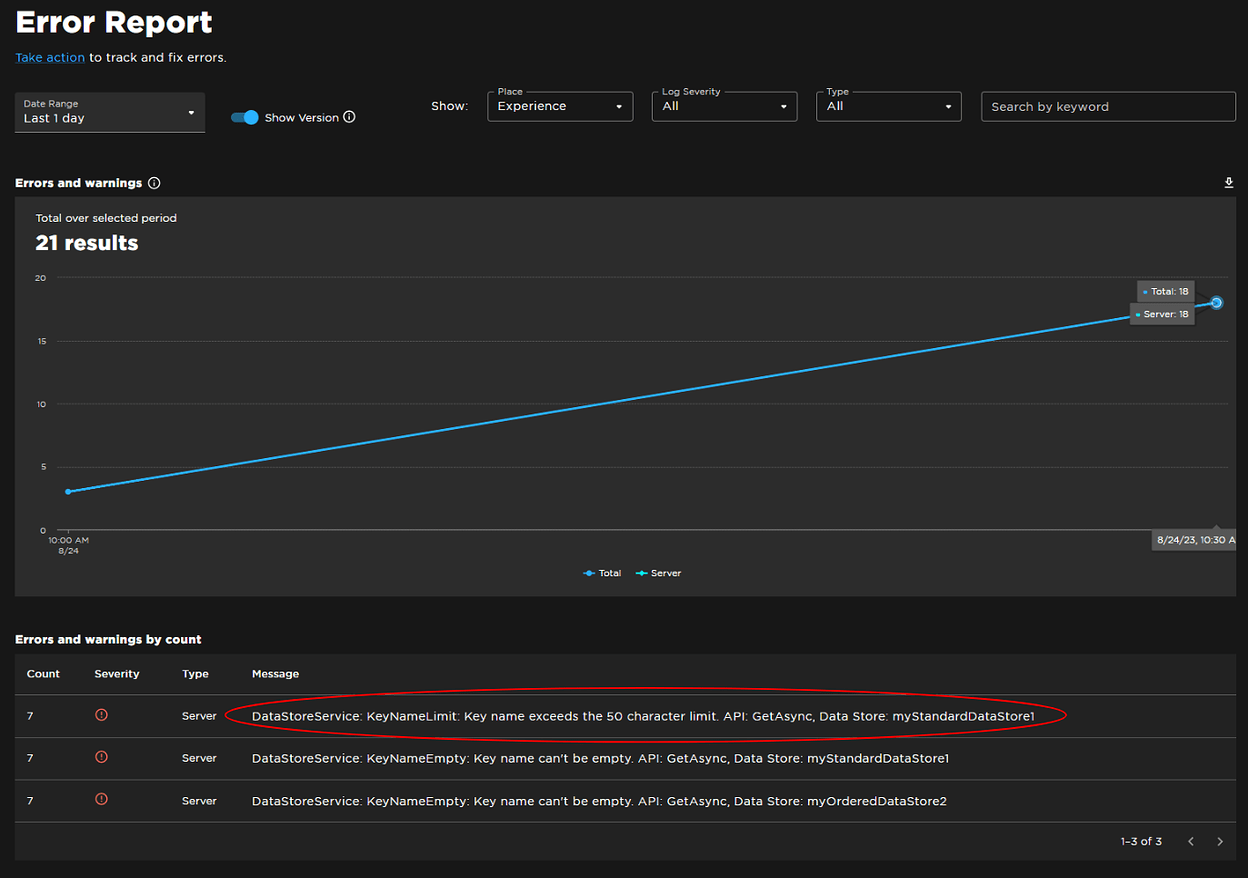 Announcing New Error Reporting and Cache Opt-Out for Data Stores ...