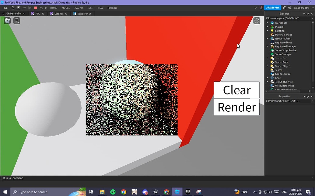 Roblox Path-Tracer Renderer (Again) - Creations Feedback - Developer ...