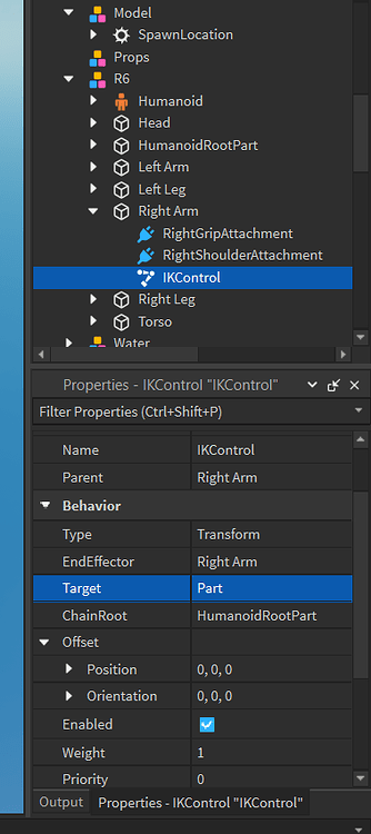 Why is my IK (Inverse Kinematics) Not working? - Scripting Support - Developer Forum | Roblox