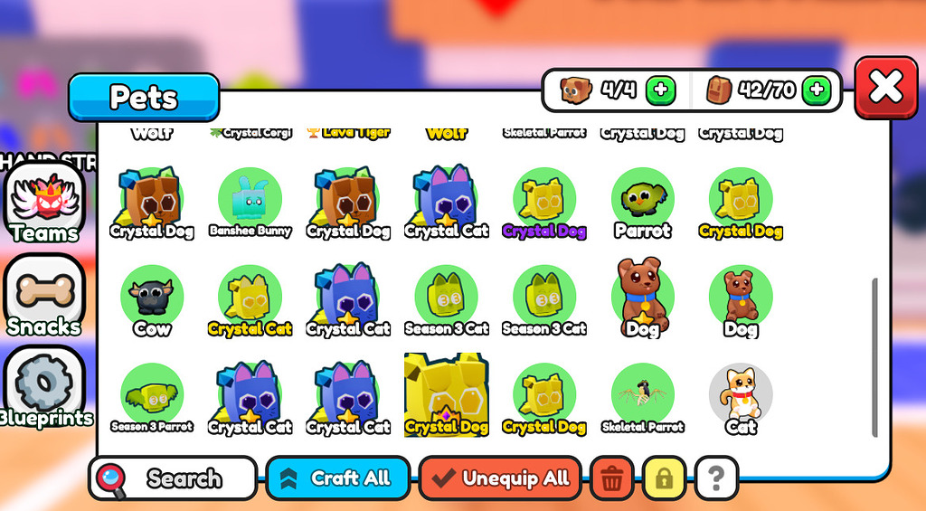 How to render out pets for a pet inventory like arm wrestle simulator - Art Design Support ...