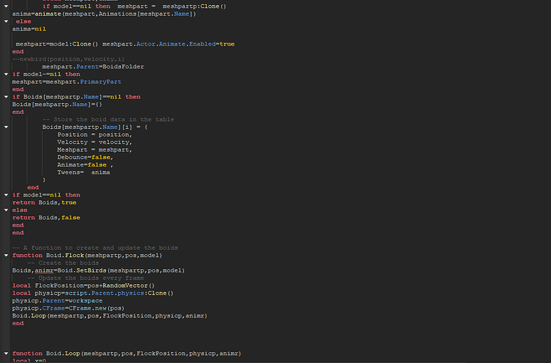 "Boids" Flocking Swarming Simulation Luau Algorithm - Library Animated ...