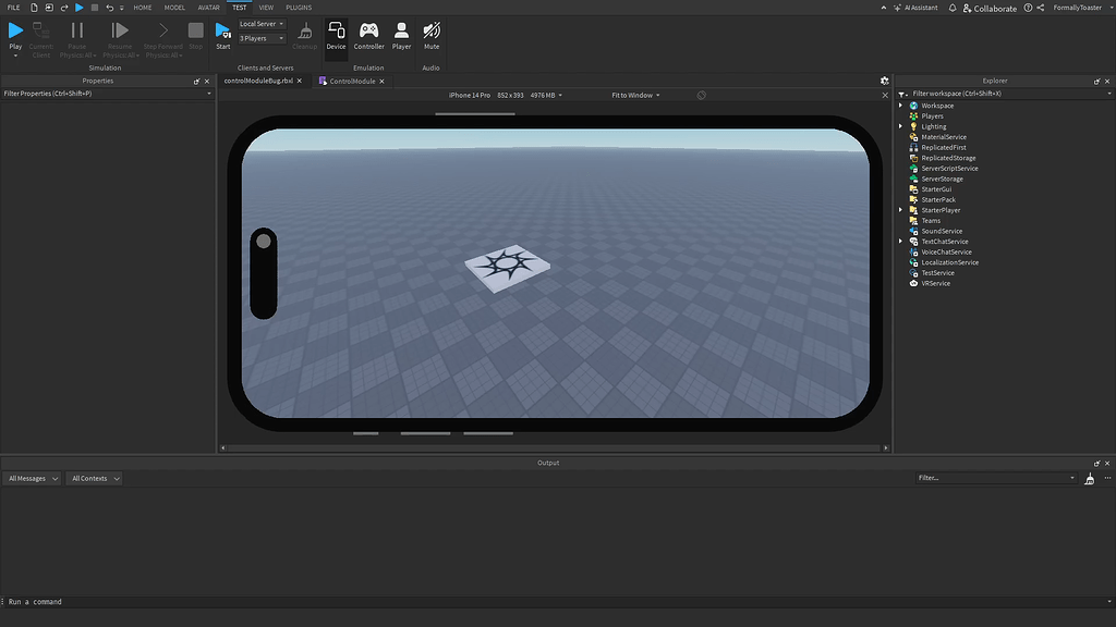 ControlModule fails to switch to keyboard control module on PreferredInput change - Engine Bugs ...
