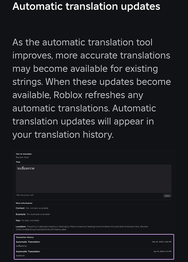 Roblox Translating - Platform Usage Support - Developer Forum | Roblox
