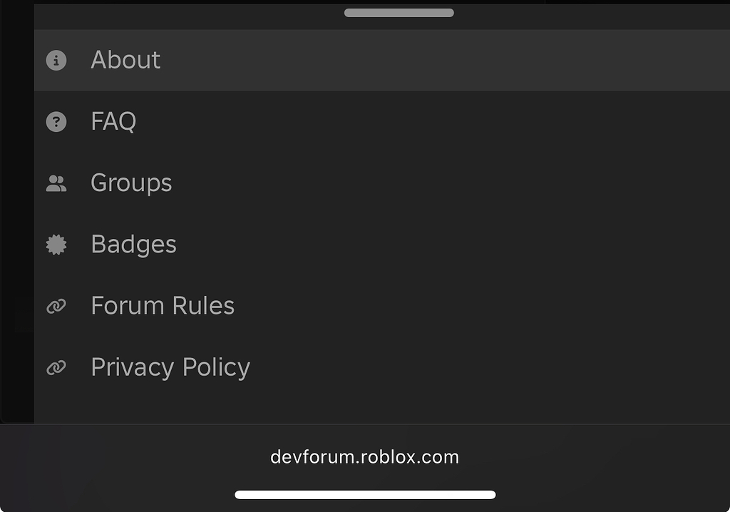 Menus that appear from the bottom of the screen on Mobile View are not aligned correctly - Forum ...